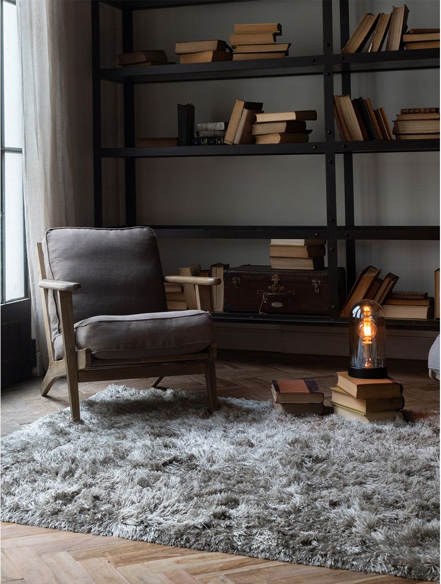 Alfombra Shaggy Funky Grey - mihran