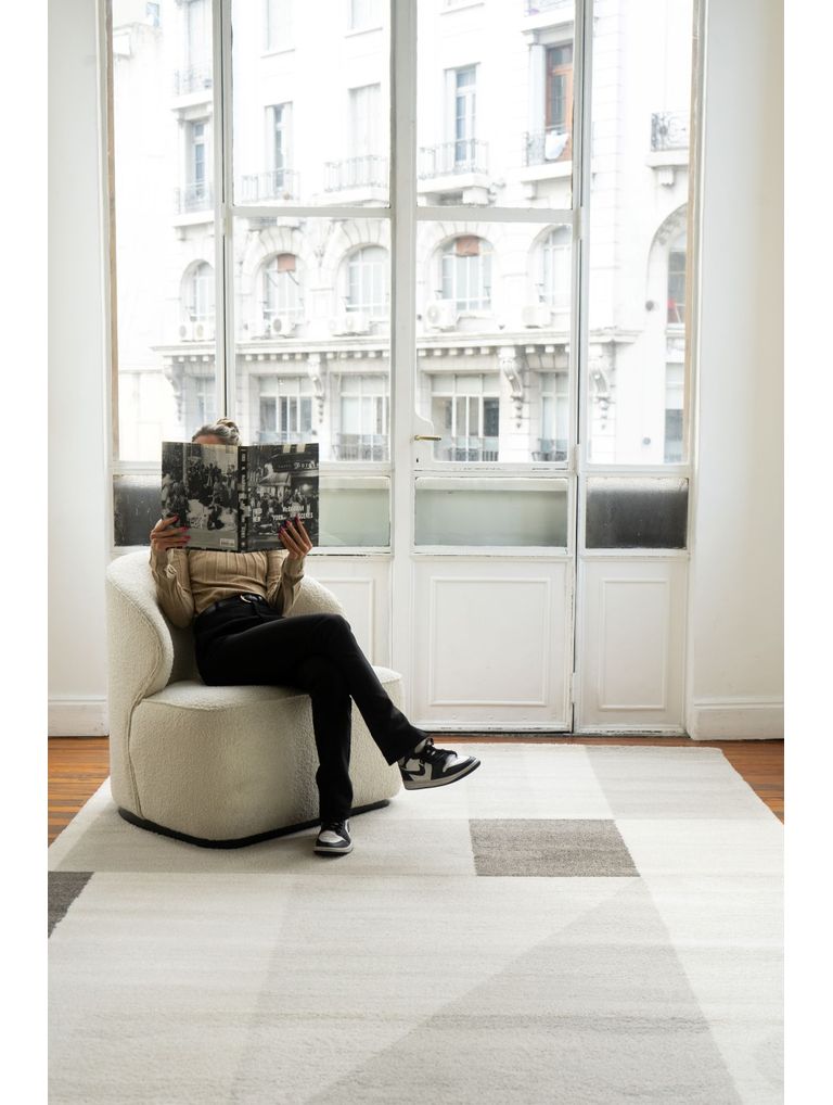 Alfombra Moon Form Negra - mihran